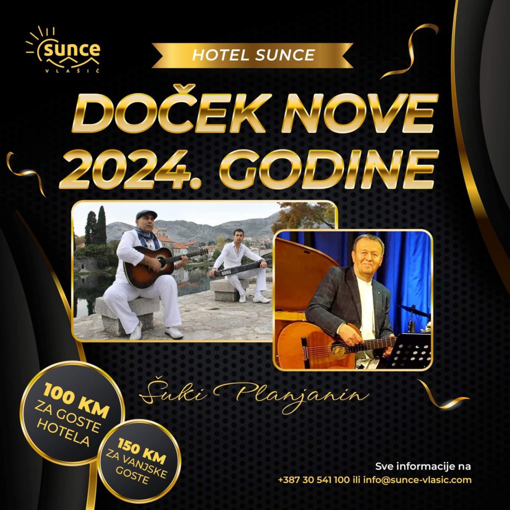 Hotel Sunce Vlašić organizuje doček Nove godine: Zagarantovano dobar provod i istinsko uživanje ...